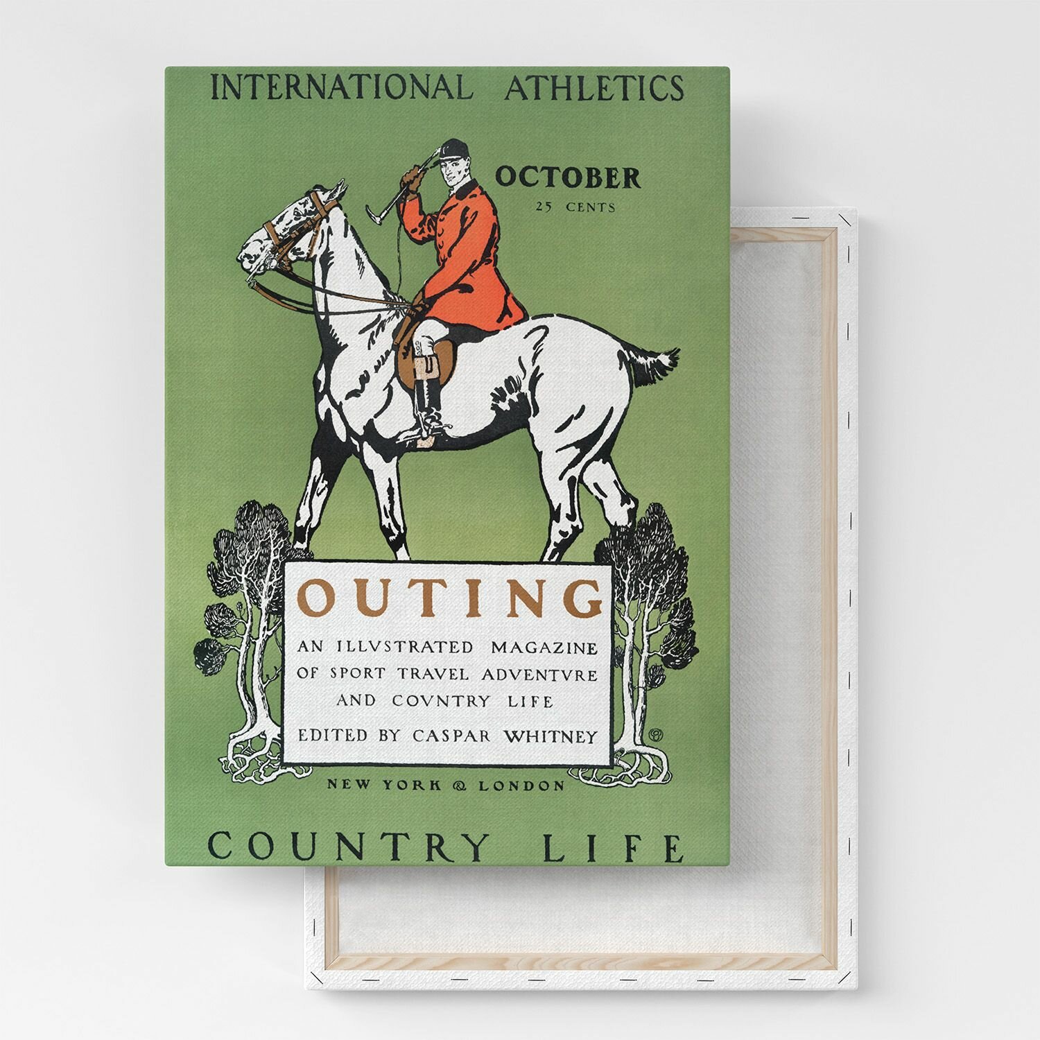 Картина на холсте, репродукция / Эдвард Пенфилд - Outing / Размер 60 x 80 см