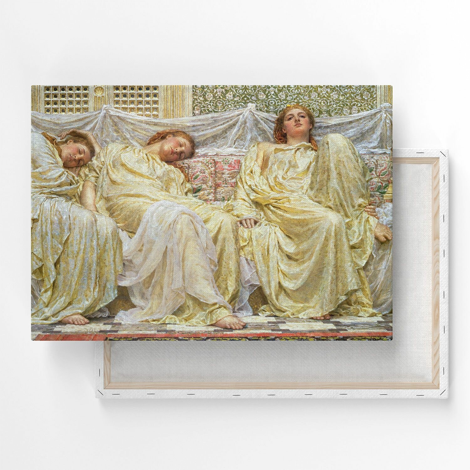 Картина на холсте, репродукция / Альберт Джозеф Мур - Dreamers / Размер 40 x 53 см