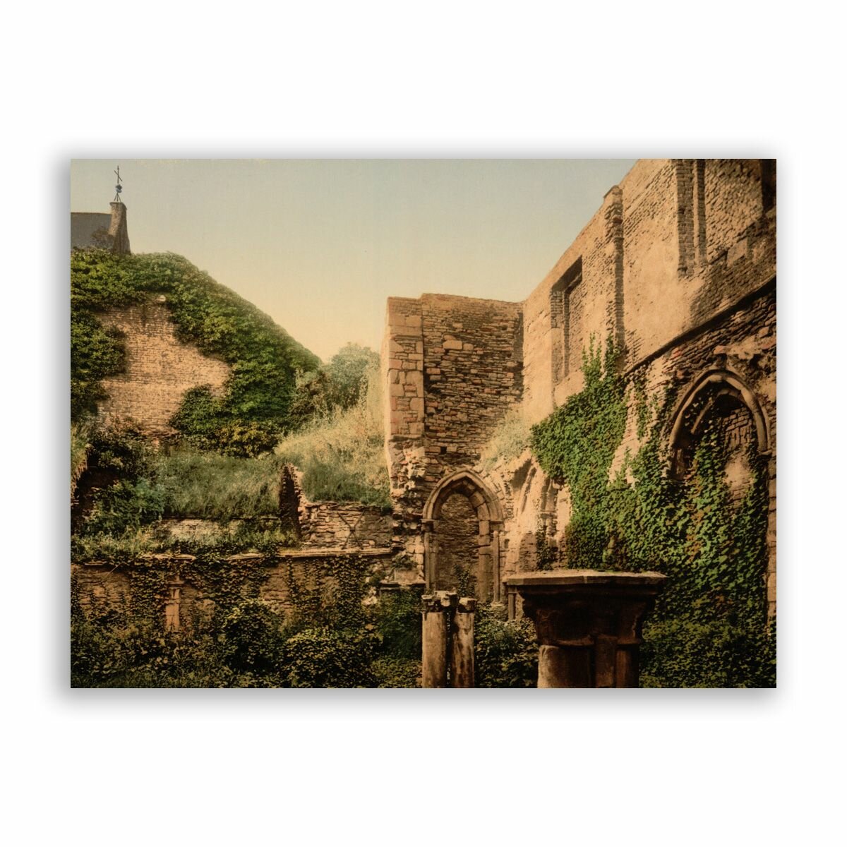 Постер, плакат на бумаге / St. Bavon Abbey, the Virgins Crypt, Ghent, Belgium / Размер 60 x 80 см