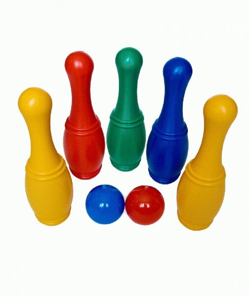 Кегли с мячиком 5+2