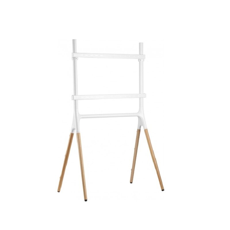 Стойка Cactus CS-ST1247WTBCH, 49"-70" до 40кг, white/birch