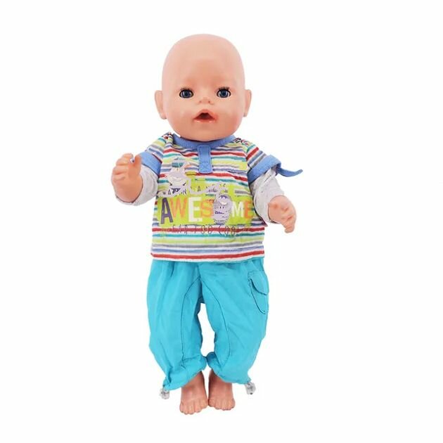 Одежда для кукол 38-43 см /толстовка, брюки