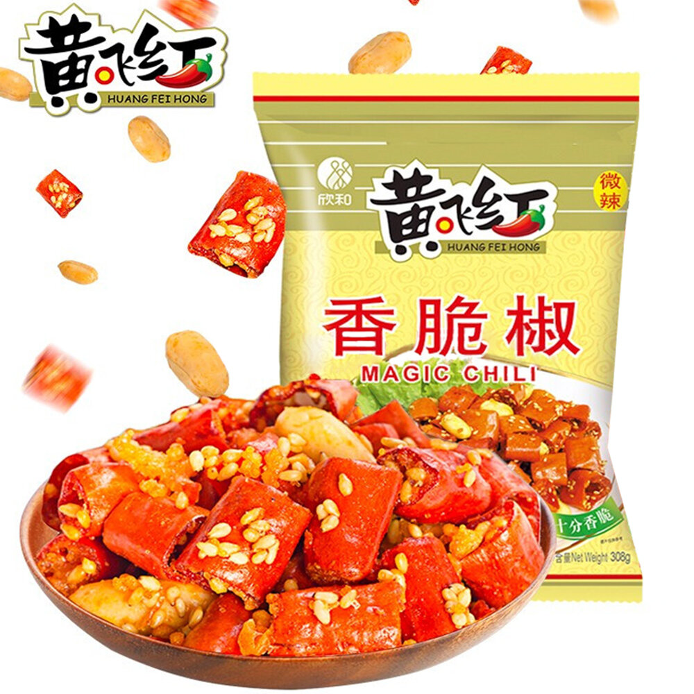Арахис обжаренный с чили (Huang Fei Hong Magic Chili) 308г