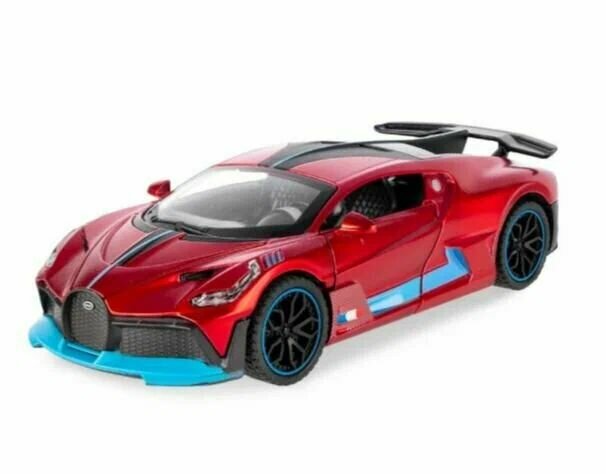 Машинка металлическая коллекция 26 см 1:18 Bugatti Divo