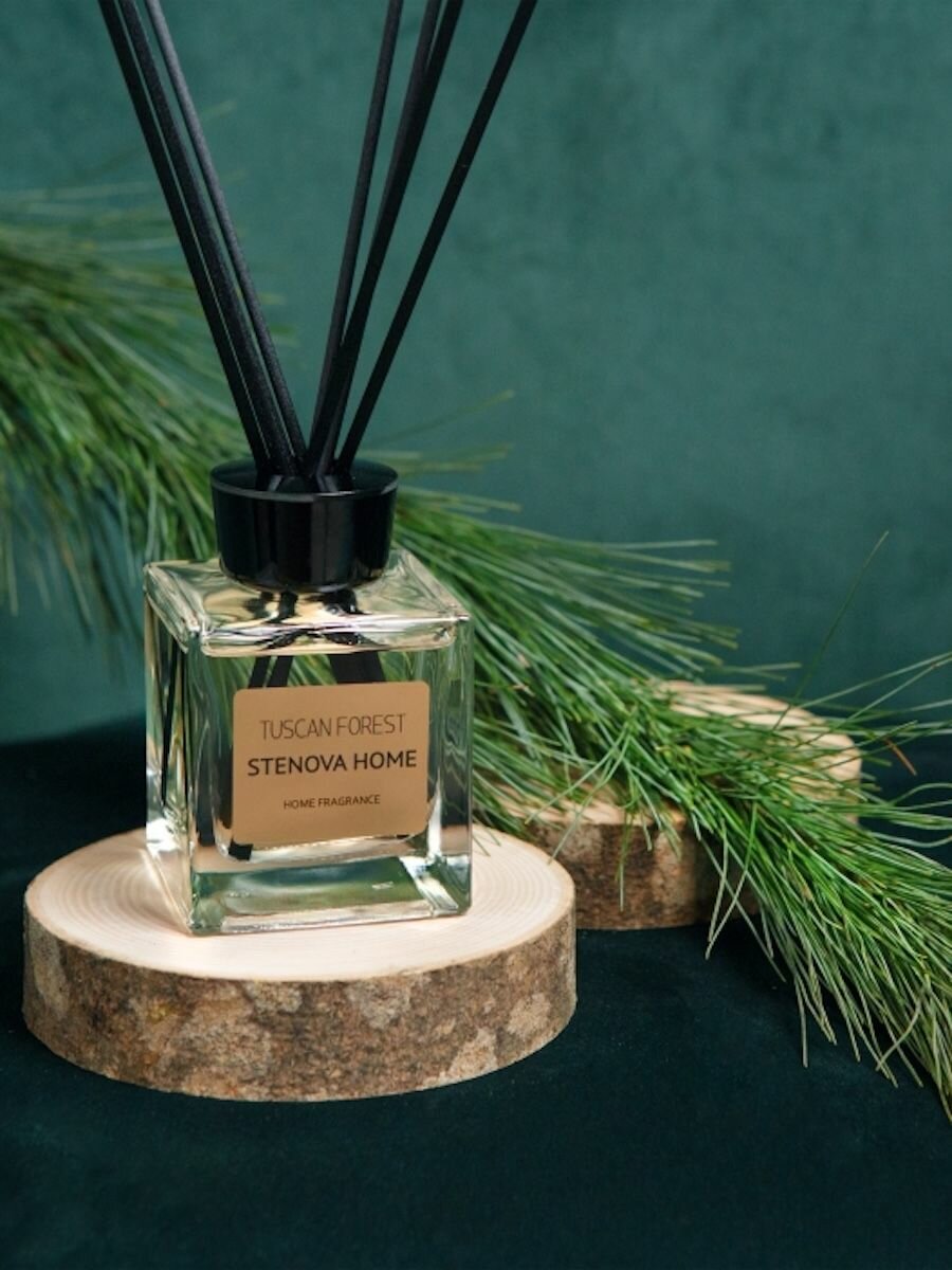 Аромадиффузор STENOVA "Tuscan Forest" , 100 мл, натуральный, для комнат