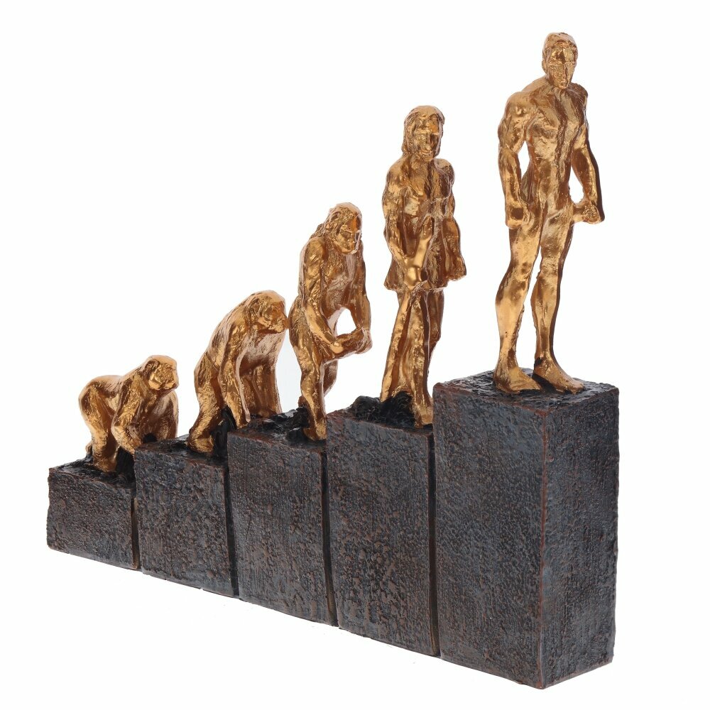 Фигурка декоративная "Эволюция человека", L21,5 W3,5 H19,5 см