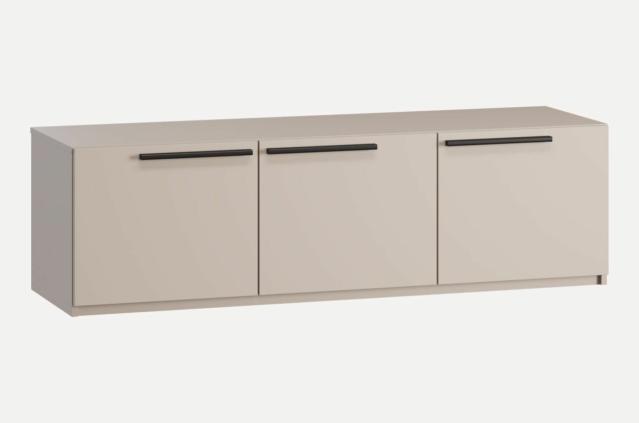 Тумба под телевизор Divan.ru Кимбол-4 Latte 150х44х45 см, бежевая