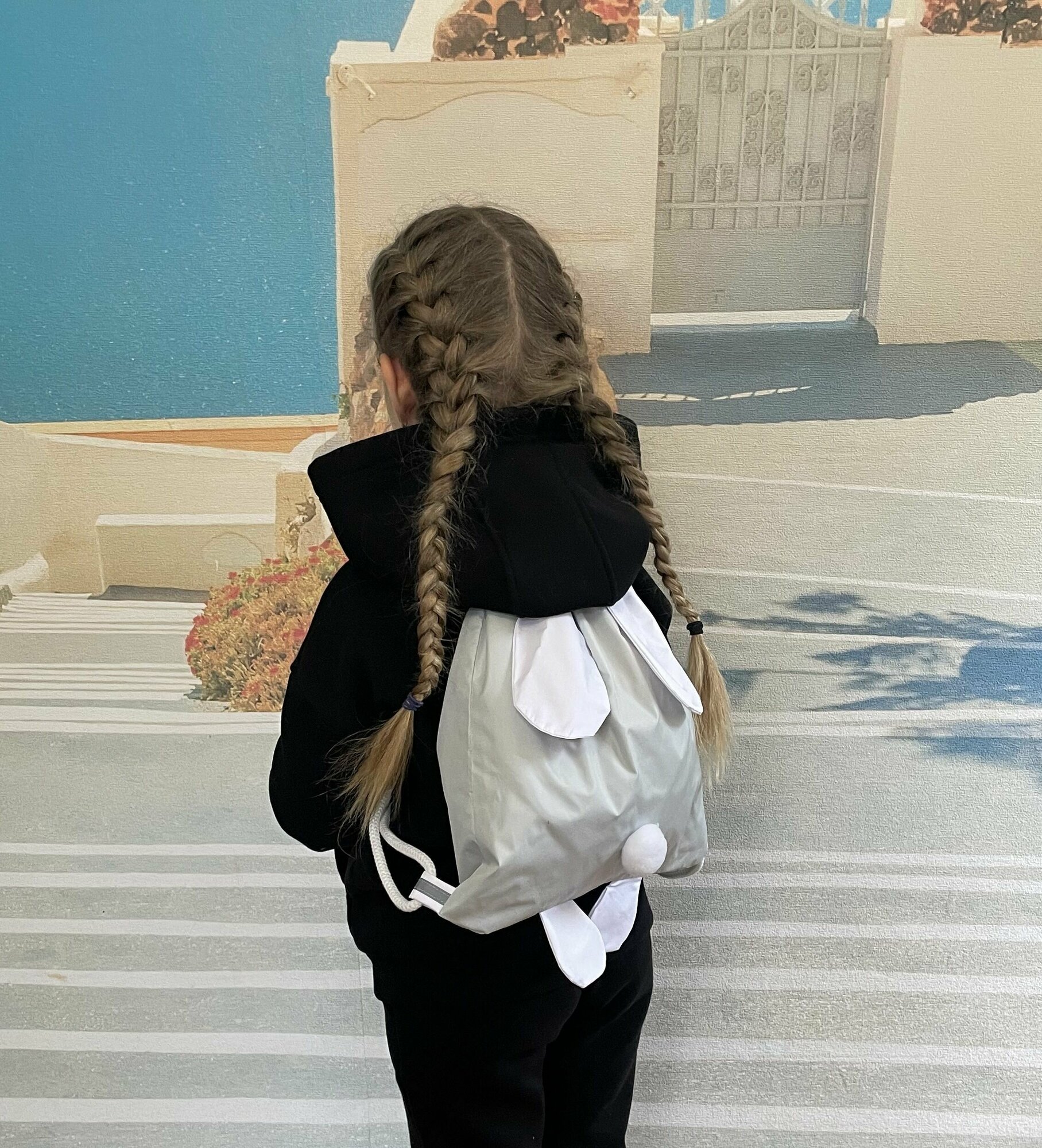 Детский мешок - рюкзак для сменной обуви, для игрушек