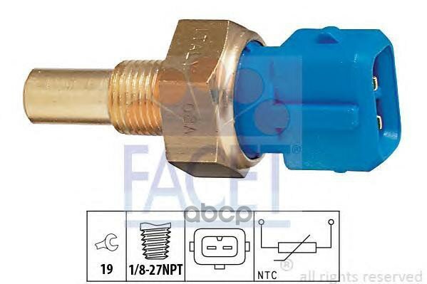 Датчик температуры Facet арт. 73156