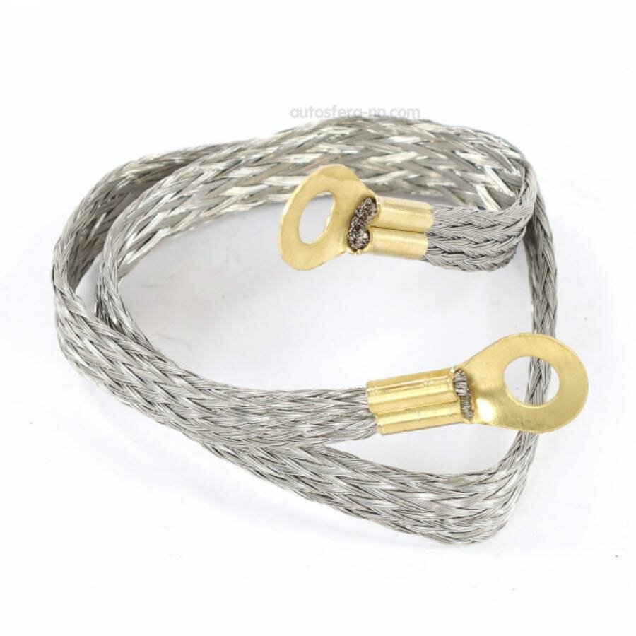 VOLTON VLTPML502430 Провод массы 50 см (косичка) сечение 24/30 медь, луж. клемма-латунь VOLTON