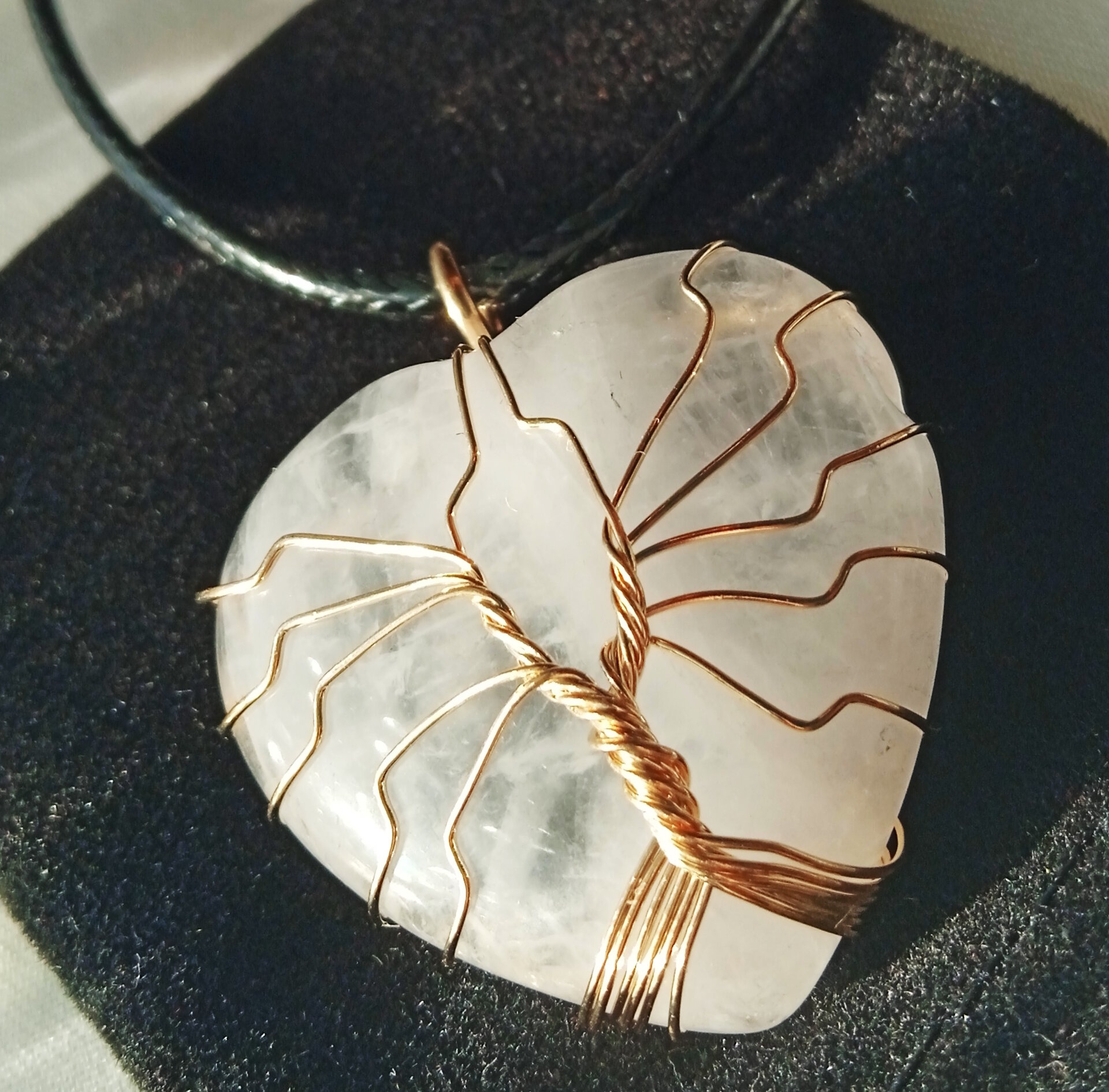 Колье, горный хрусталь