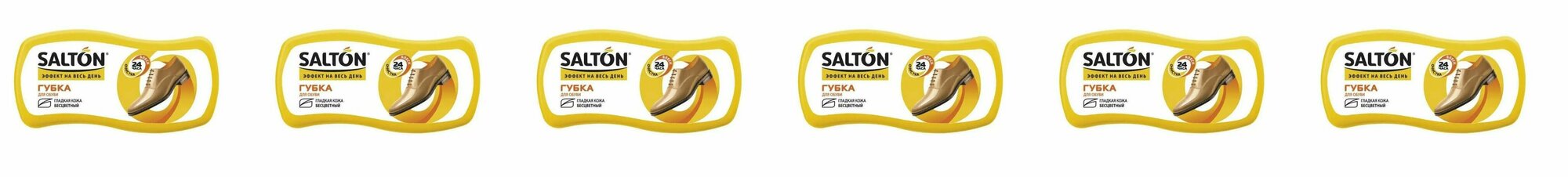 Salton Губка Волна для гладкой кожи, с норковым маслом, бесцветная, 6 штук