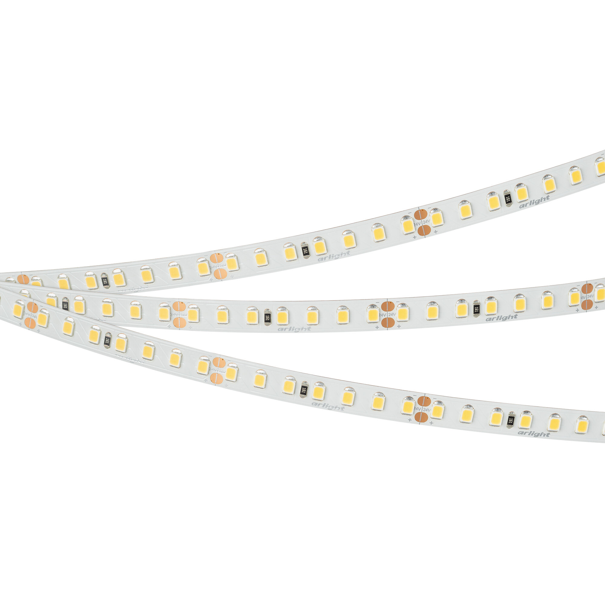 Лента светодиодная Arlight Лента UL-A140-8mm 24V Warm3500 (15 W/m, IP20, 5m) (Arlight, 7 лет), 5м