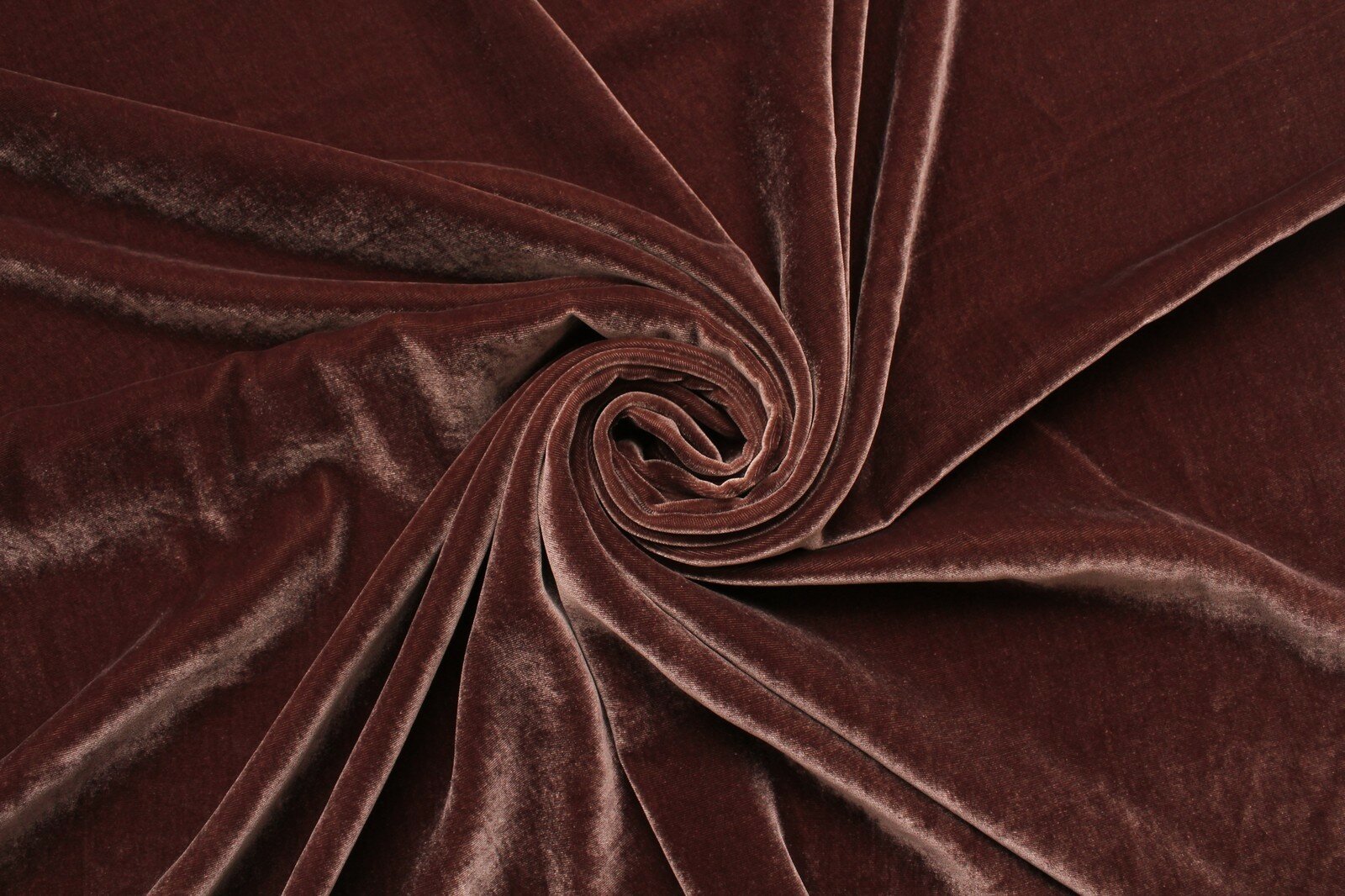 Ткань Панбархат цвета розоватого какао , 260 г/пм, ш136см, 0,5 м