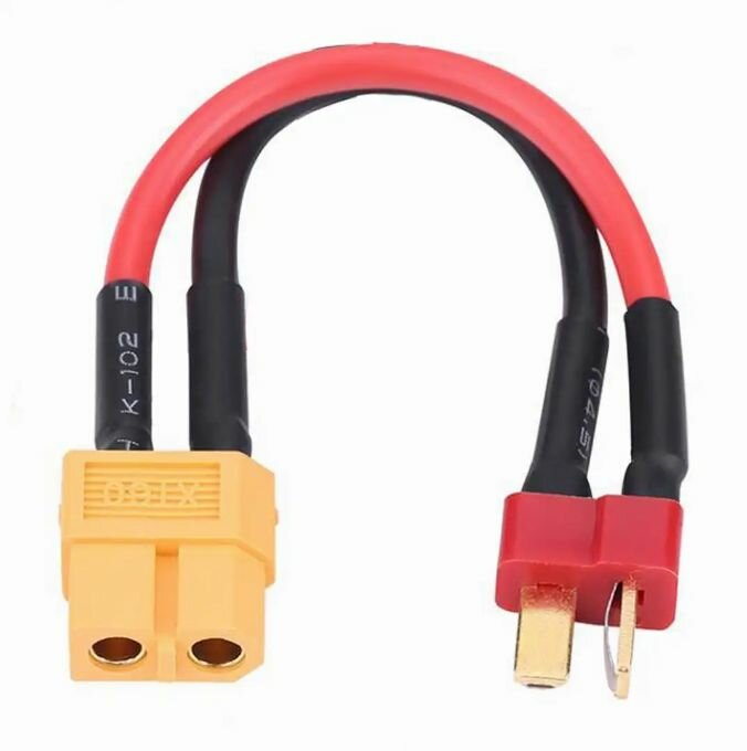 Переходник XT60 мама T plug папа 8 см.