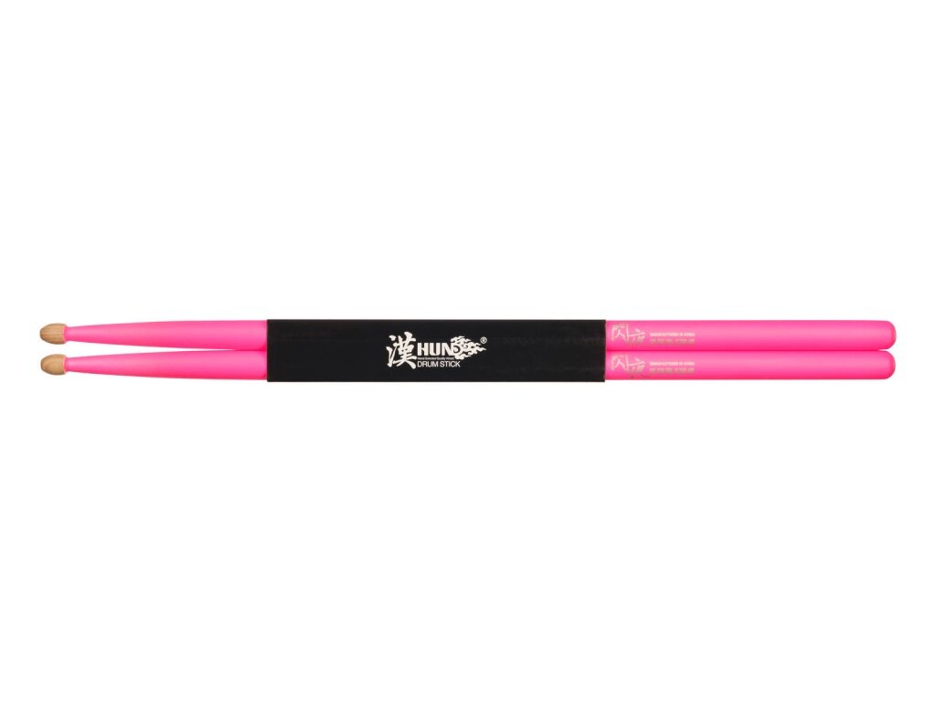 10101003010 Fluorescent Series 7A Барабанные палочки, розовые, орех гикори, HUN
