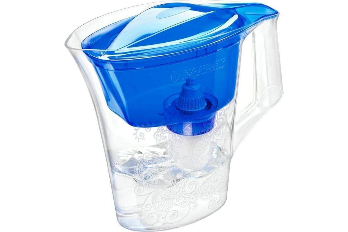 Фильтр-кувшин для очистки воды барьер Танго 2,5 л, цвет синий с узором