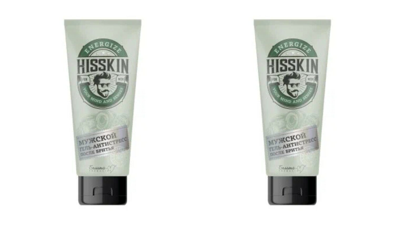 Мужской гель-антистресс после бритья Белита, Hisskin, 60 гр, 2 шт.