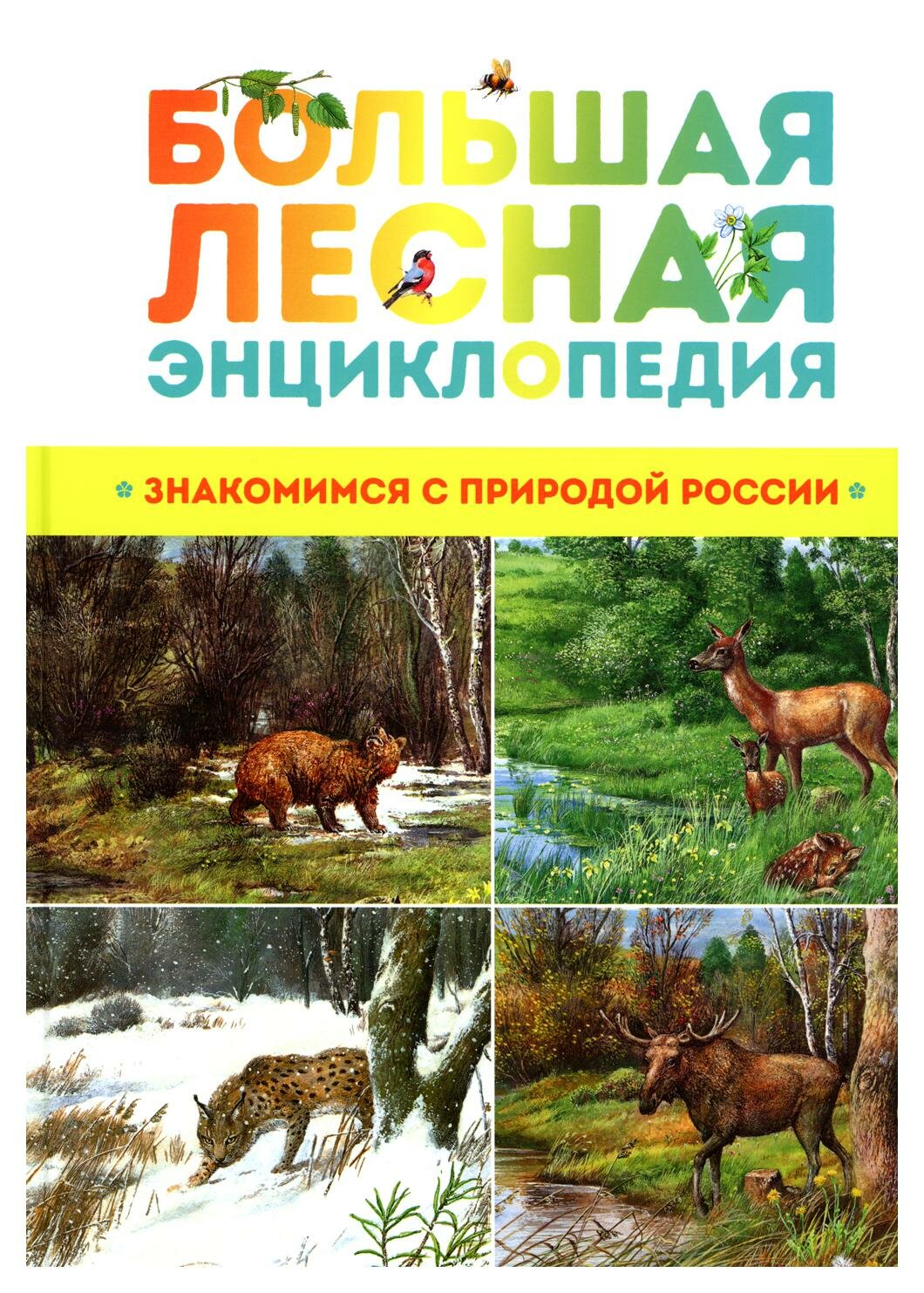 Большая лесная энциклопедия. Знакомимся с природой России. Тихонов А. В. Махаон