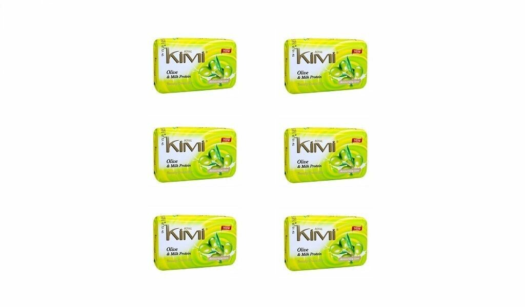 Royal Kimi мыло туалетное Оливки и Молочный протеин , 85 г, 6 штук