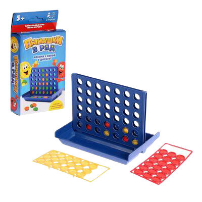 Настольная игра на логику "Пятнашки в ряд", мини-версия