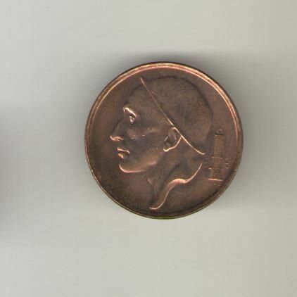 Монета Бельгия 50 сантимов 1998