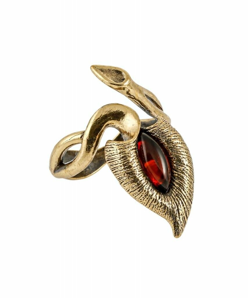 Кольцо, янтарь