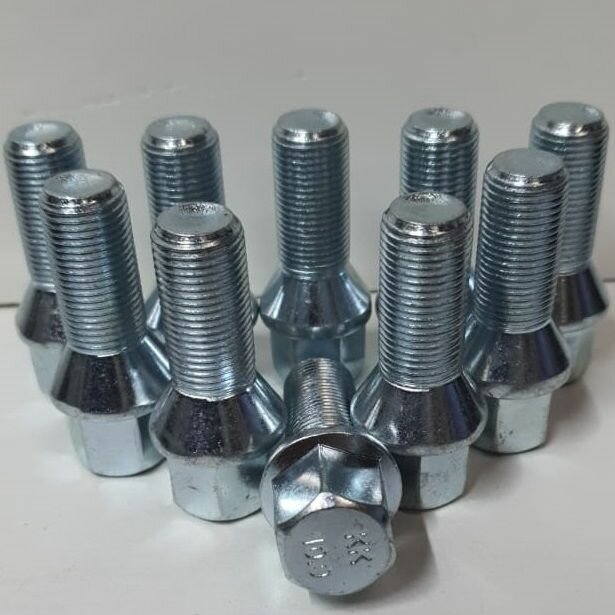 Болт колёсный 14x1,25x28, 10 штук