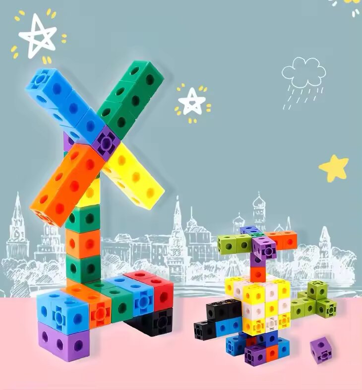 Кубики "Numbers Math конструктор" 100 кубиков для счета и математики — фото 1
