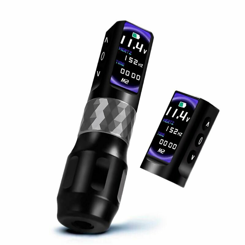 Беспроводная тату машинтка для татуажа, перманентного макияжа Yilong F6 Grey (ход 4.0мм)
