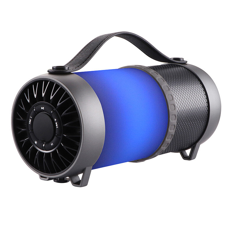 Колонка портативная Dialog Progressive AP-1010 c RGB фонарем, 12W RMS, Bluetooth, FM+USB+SD