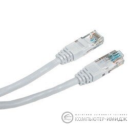 Патч-корд UTP 10 метров, гибкий, cat.5е , серый , многожильный NEOMAX (NM13001-100)