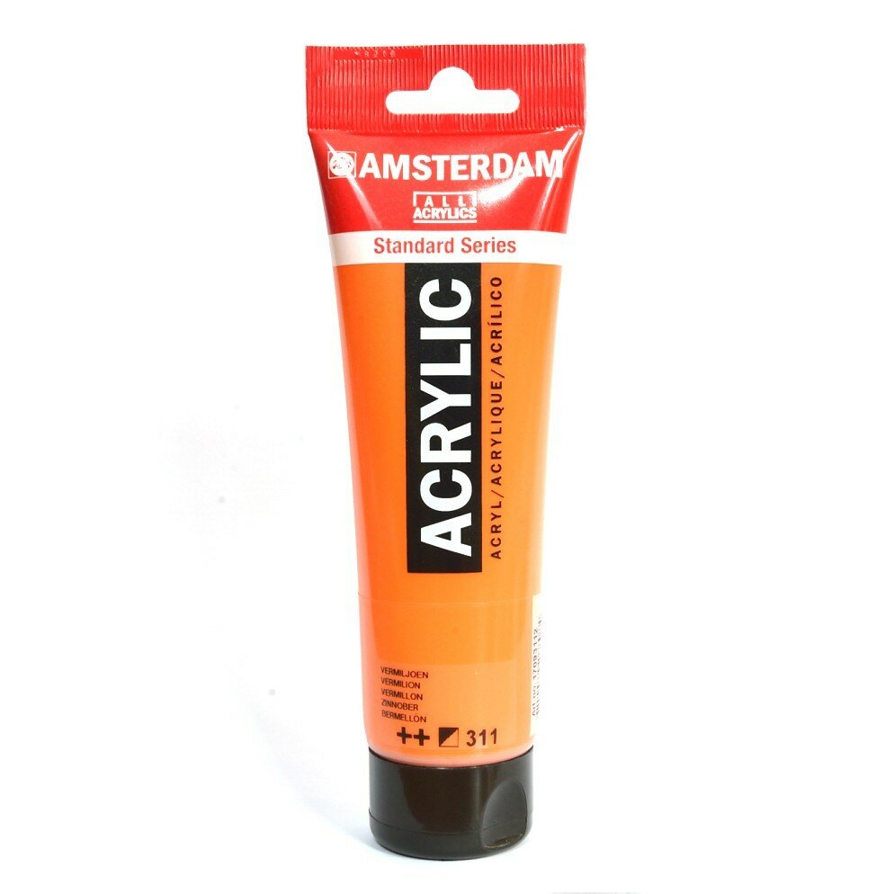 Краска акриловая AMSTERDAM цв.№311 киноварь туба 120мл