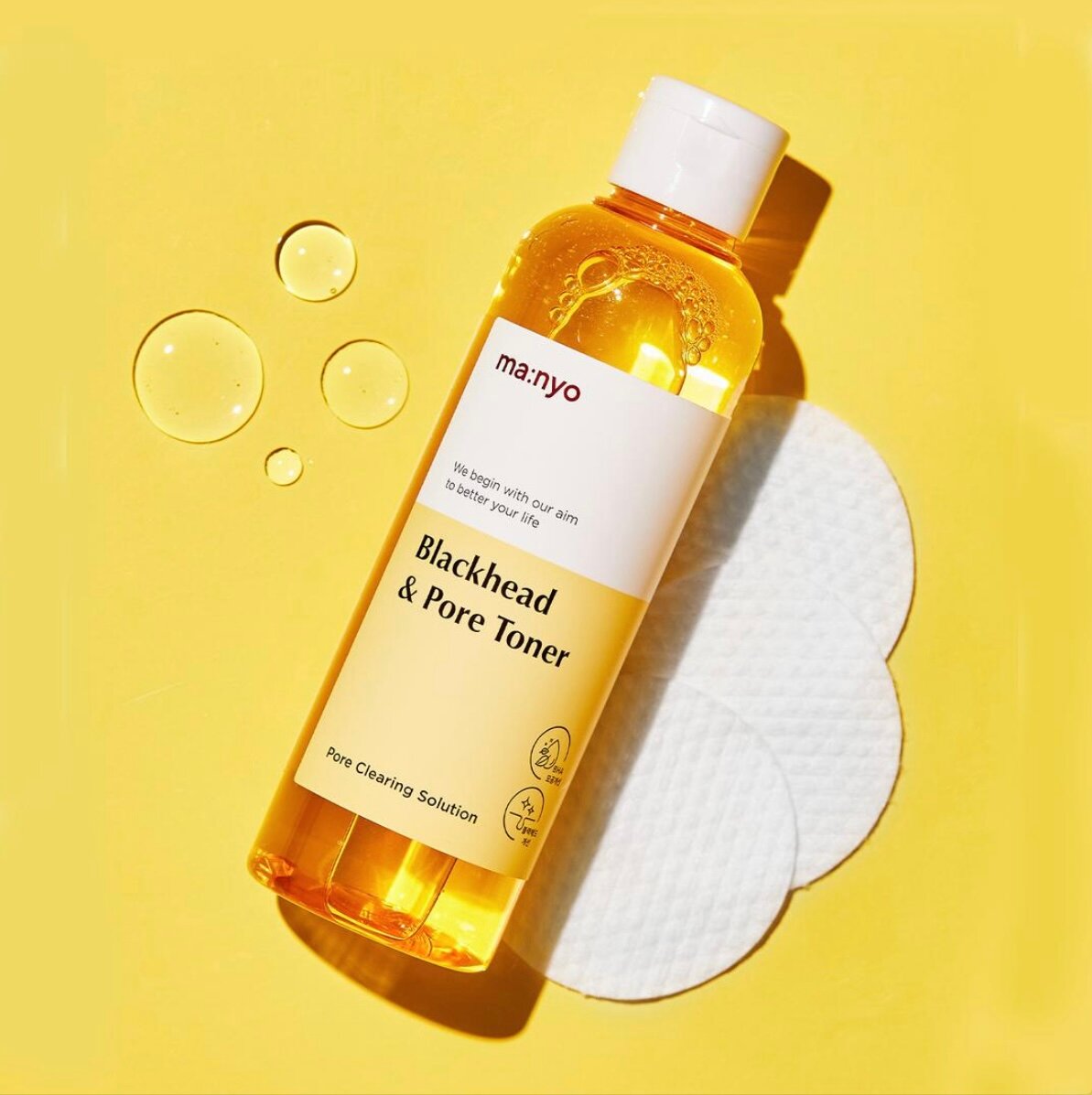 Себорегулирующий тоник против чёрных точек Manyo Blackhead & Pore Toner 210 мл