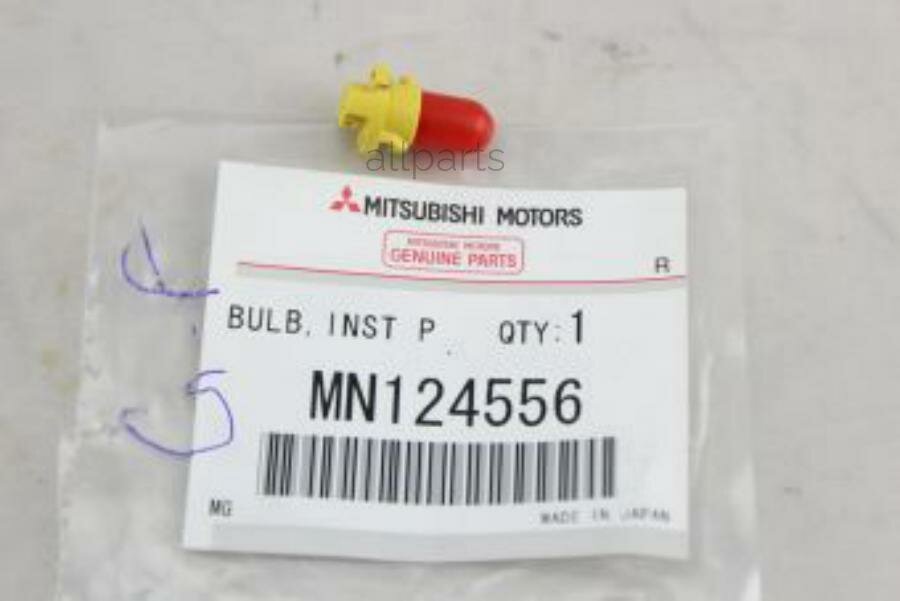 MITSUBISHI MN124556 Лампа 12V T4.2W 1,12W MITSUBISHI 1 шт. пакет MN124556