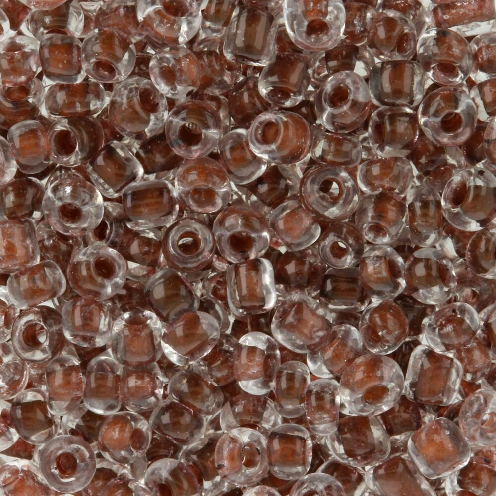 Бисер "Zlatka" GR 08/0 (0131-0140) 10 шт 10 г №0136B коричневый