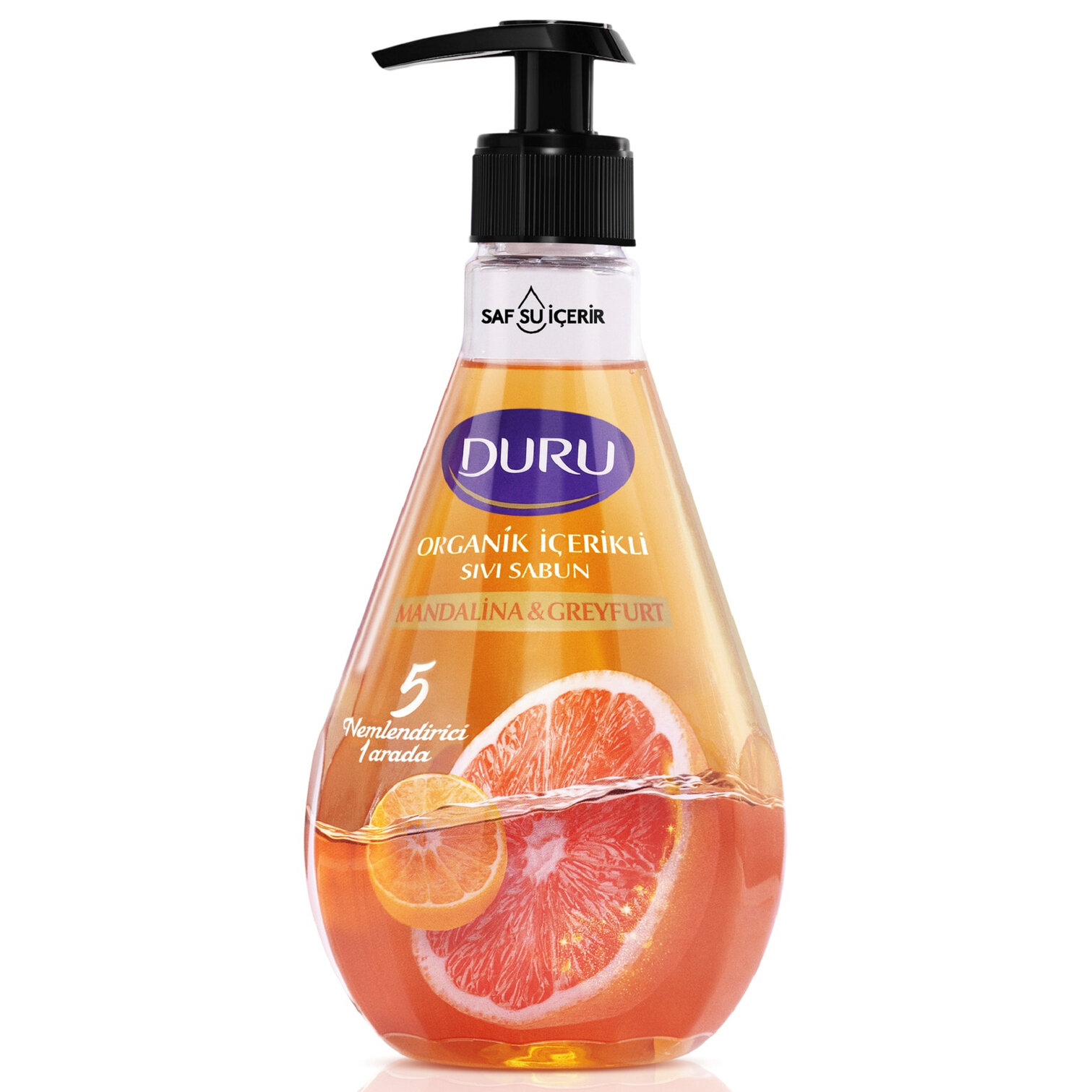 Мыло туалетное жидкое Duru Мандарин&Грейпфрут, 500 мл
