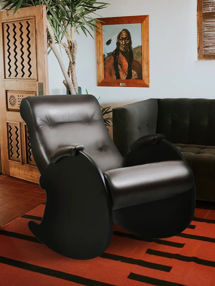 Кресло качалка массивное Amanda