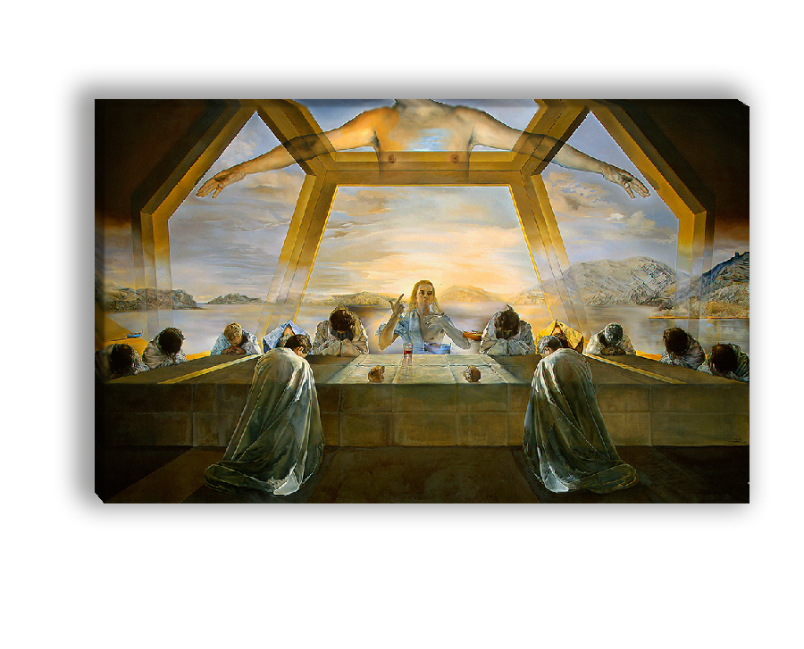 "Тайная вечеря", Дали, Сальвадор, картина (репродукция) (60х37 см / на подрамнике)