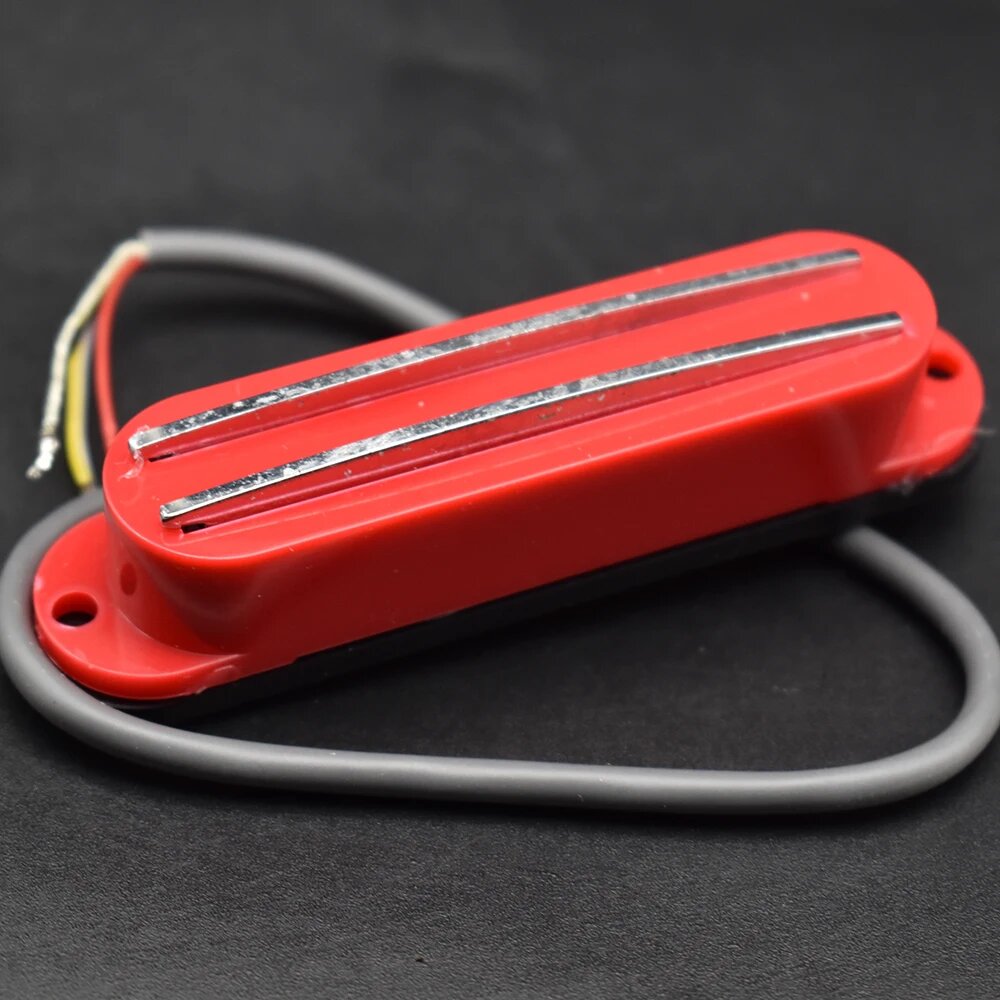 IFUNPLAY Мини хамбакер пикап для гитары черный белый Red