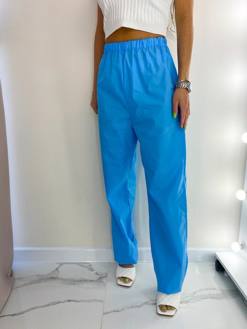 Рабочие брюки женские Классика из Тиси. Универсальные медицинские брюки джоггеры - спецодежда для косметологов, салонов красоты, больниц и мед центров