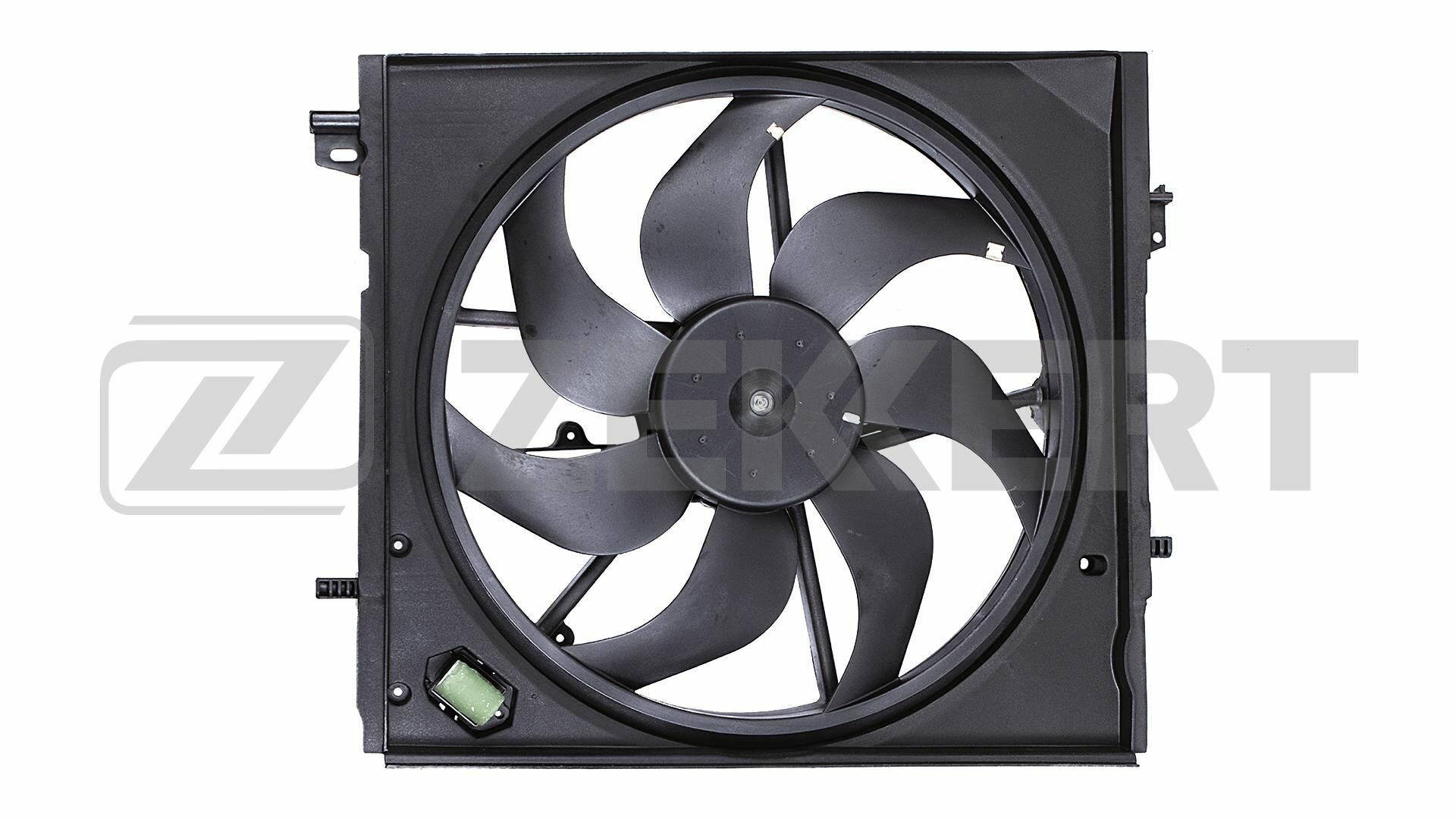 Вентилятор радиатора с кожухом Nissan Qashqai (J11E J11R) 15-