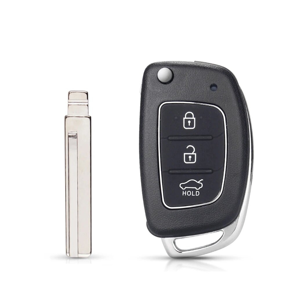 Ключ KEYYOU для Hyundai Solaris ix35 ix45 ELANTRA Santa Fe New Verna 3/4, корпус автомобильного ключа HY20, пульт дистанционного управления Model 1