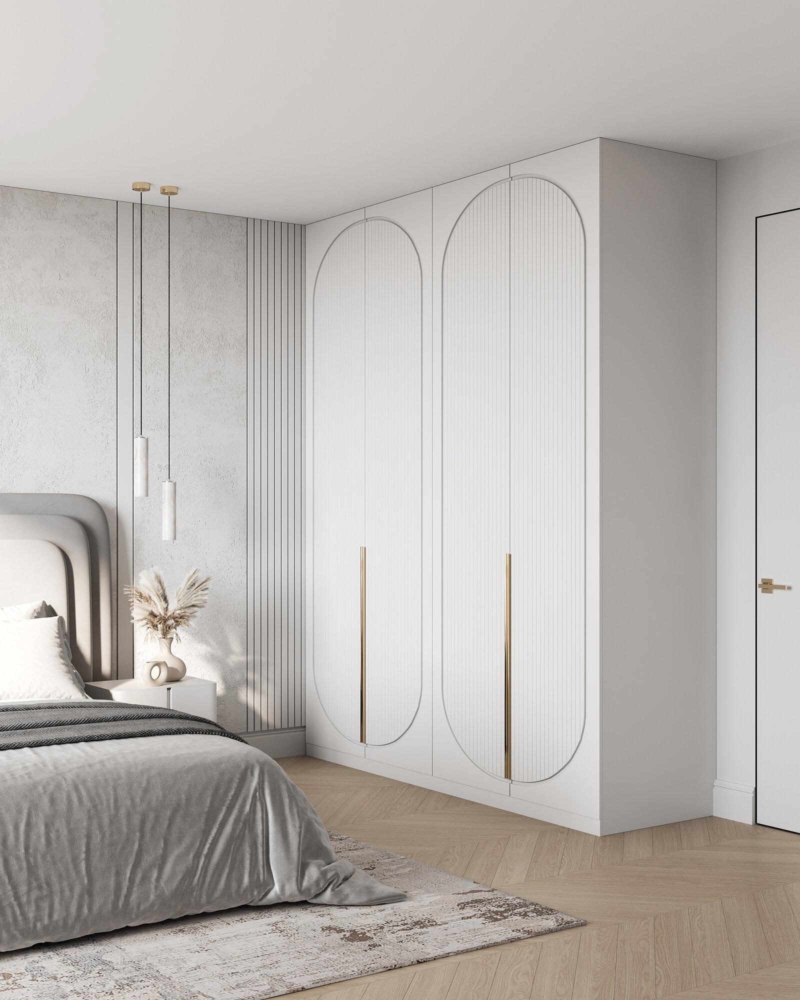 Шкаф распашной МДФ Моника W2 четырехдверный