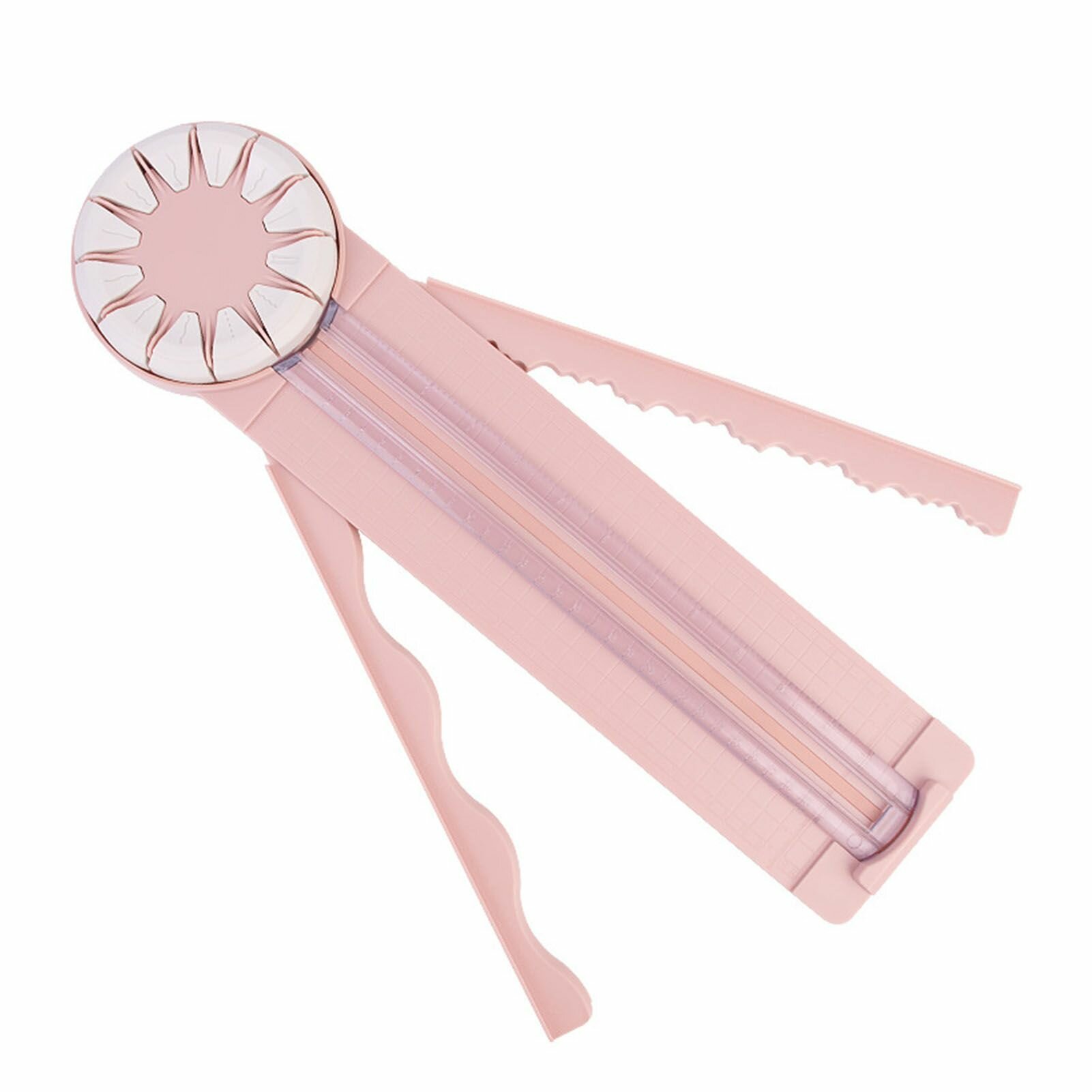 12 в 1 резак для бумаги вращающийся диск прямая волнистая линия универсальный резак для бумаги для фотоальбомов открыток искусство