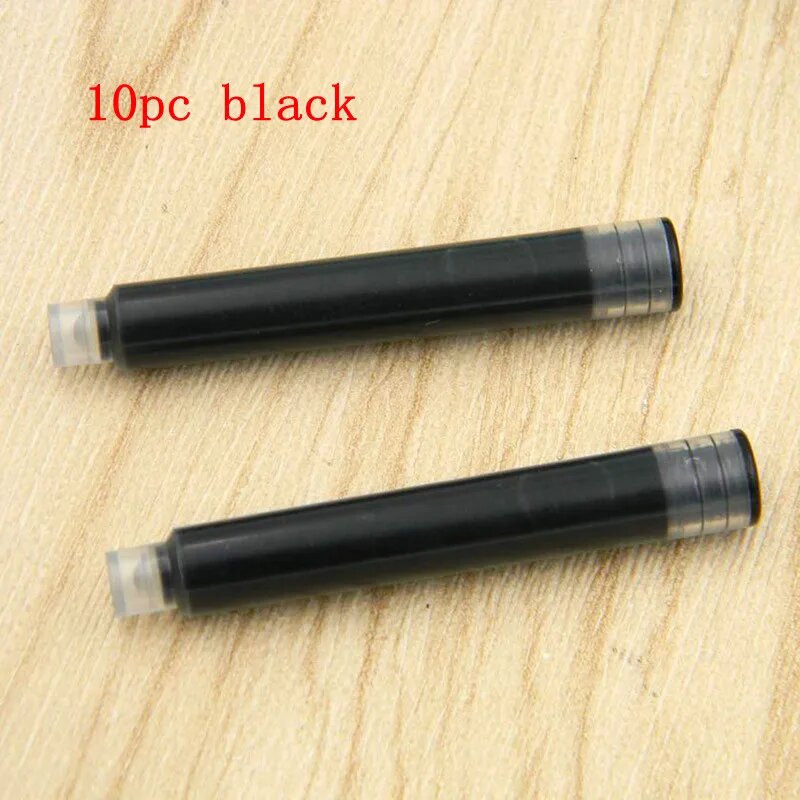 Перьевая ручка Chouxiongluwei прозрачная белая 0,38 мм 0,5 мм 0.38mm Needle, 10pc black