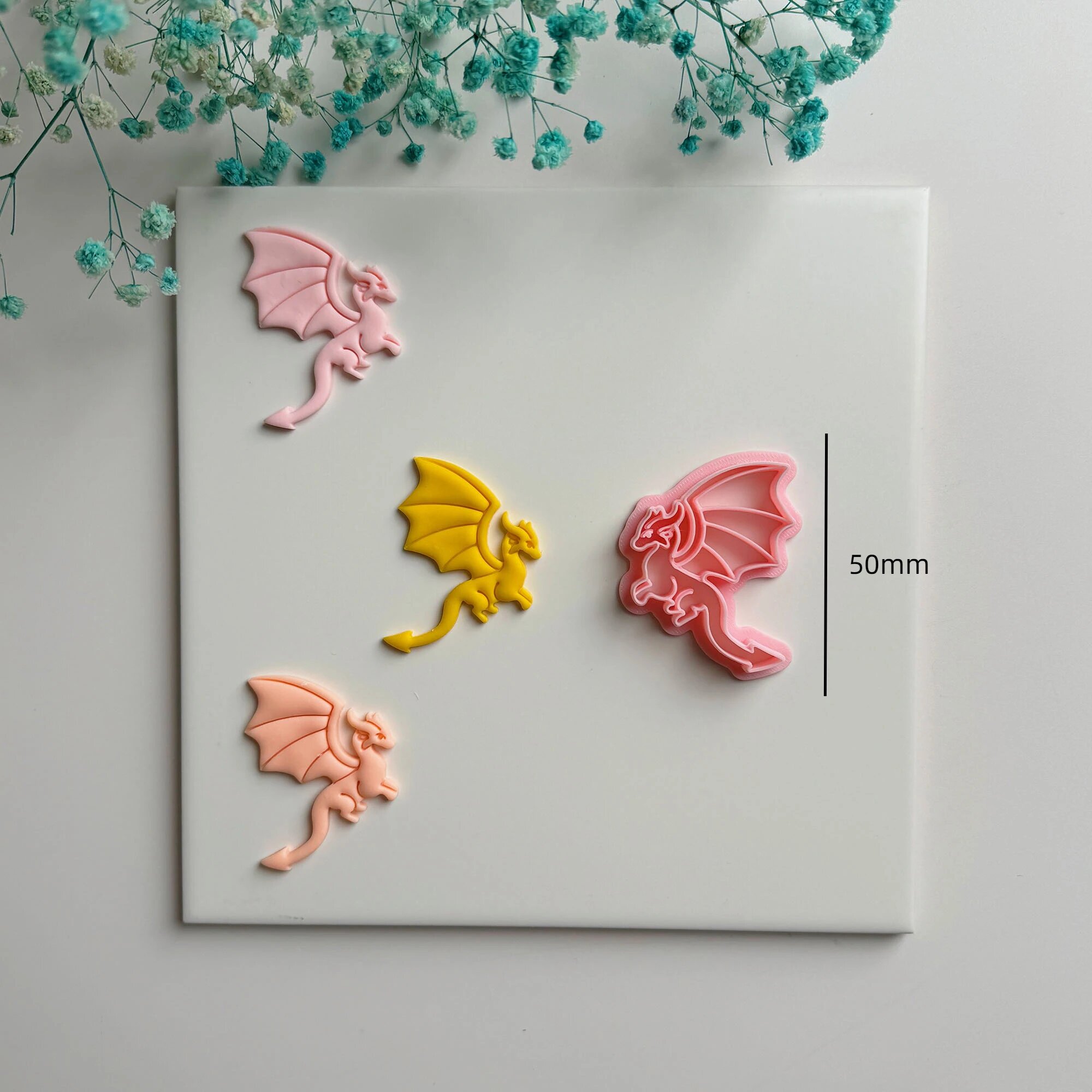 Формы для резки Flying Dragon, X058-50mm, розовый