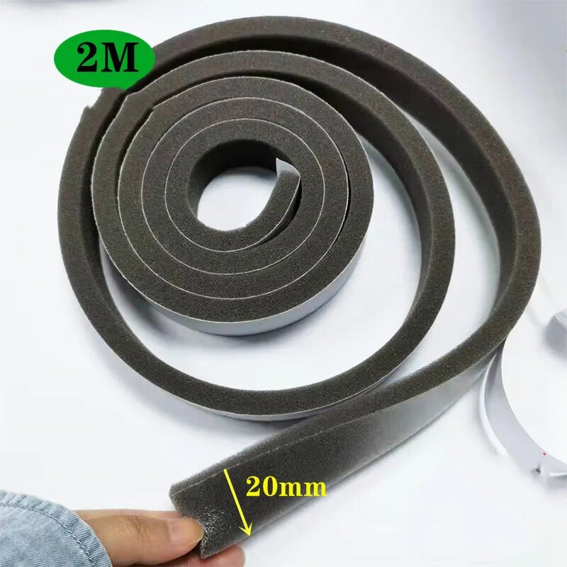 Резиновая самоклеящаяся уплотнительная лента 10mmX20mmX2 meter