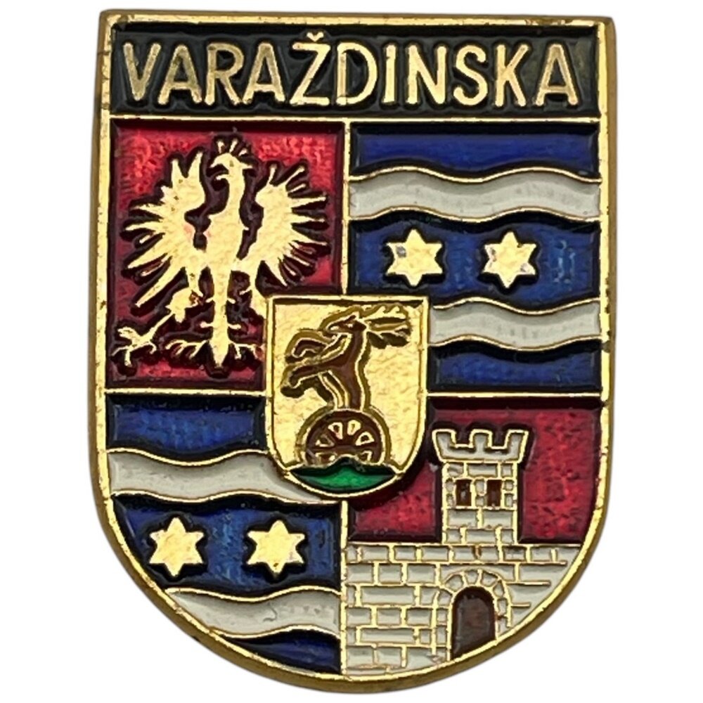 Знак "Varaždinska. Герб" (Вараждинска) Россия 2001-2010 гг. (точка)