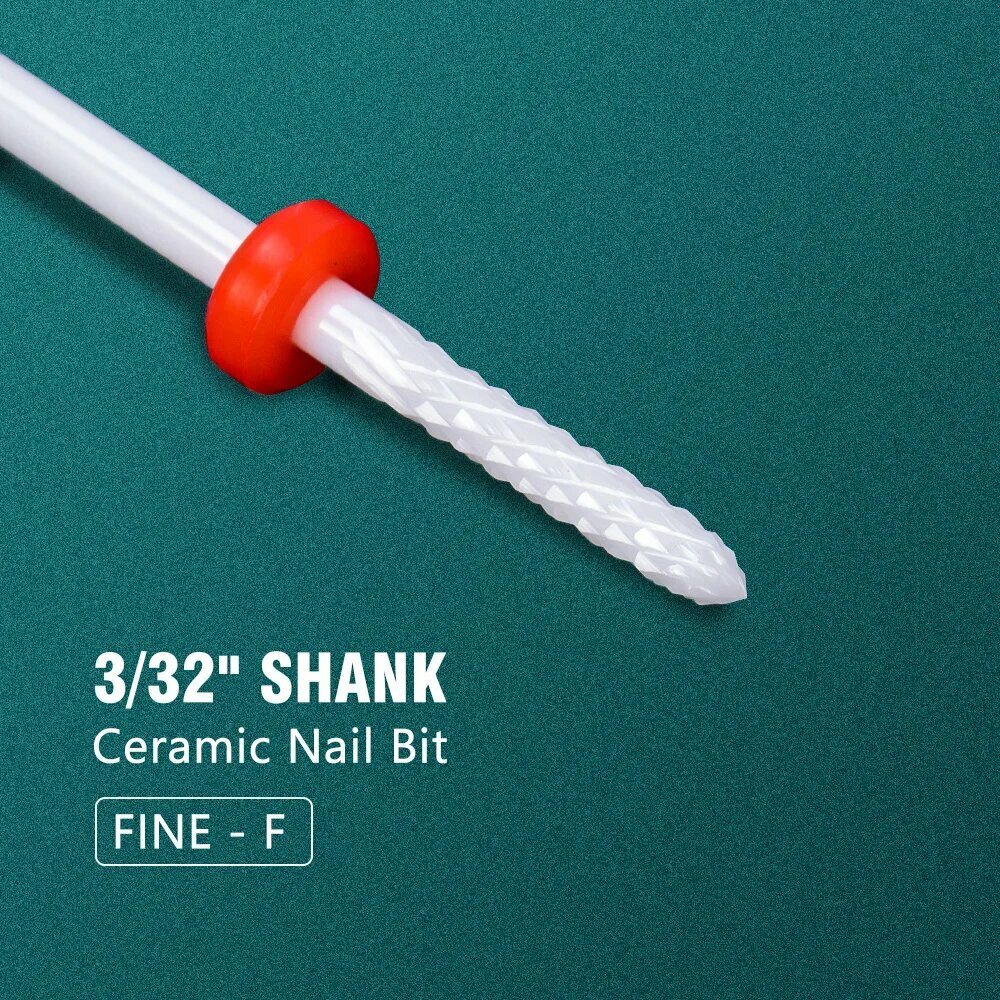 Керамическое сверло для ногтей 3/32" Shank, Fine-F, Цвет: 48